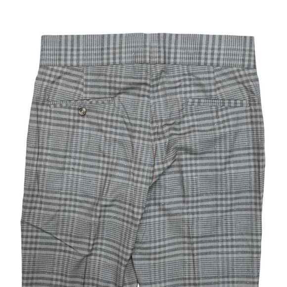 Chiragh Apparel | Pants | Mens Gurkha Pants Gray Plaid Check Slim High ...